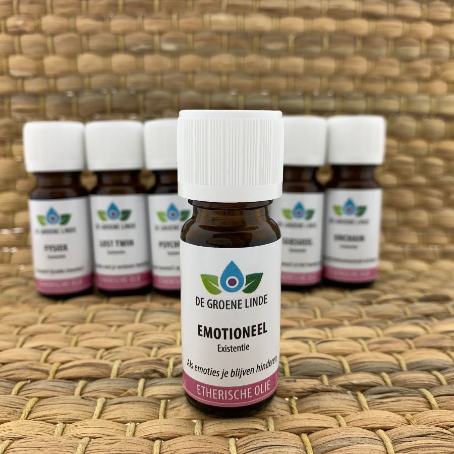 Emotioneel Trauma. ondersteunen met etherische olie van de Groene Linde