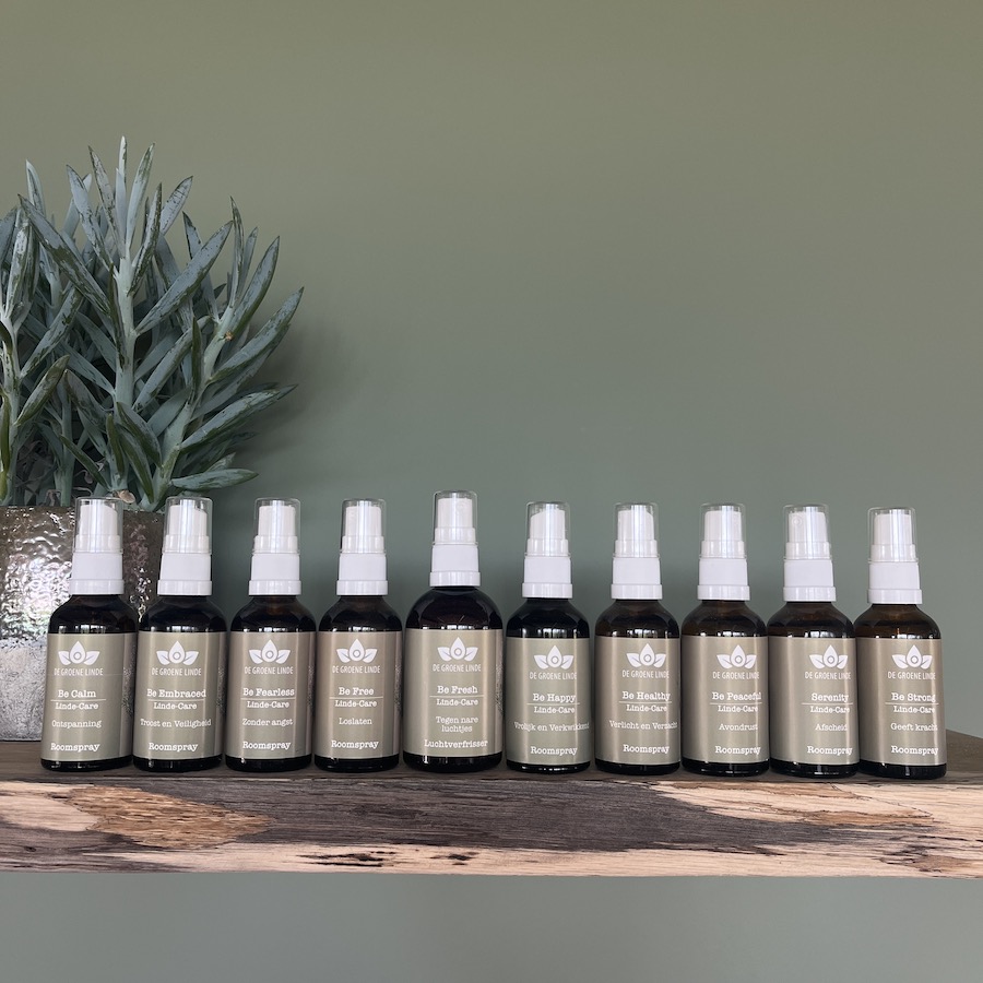 Complete set roomsprays Linde Care lijn - De Groene Linde