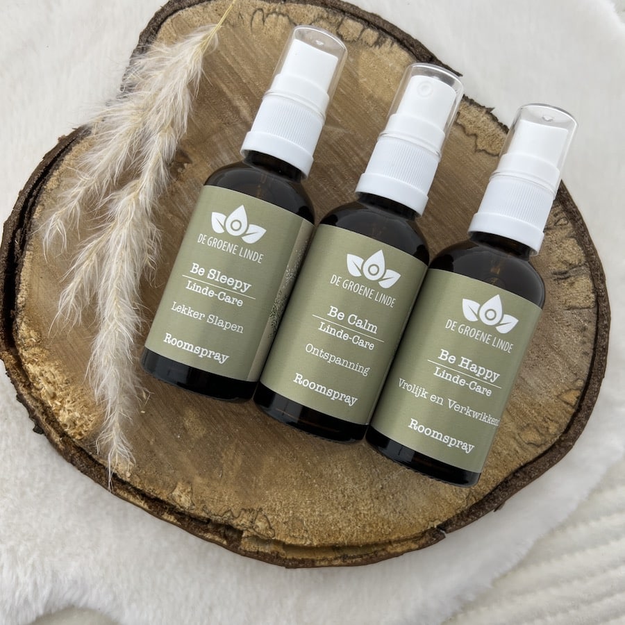 Complete set roomsprays Linde Care lijn - De Groene Linde